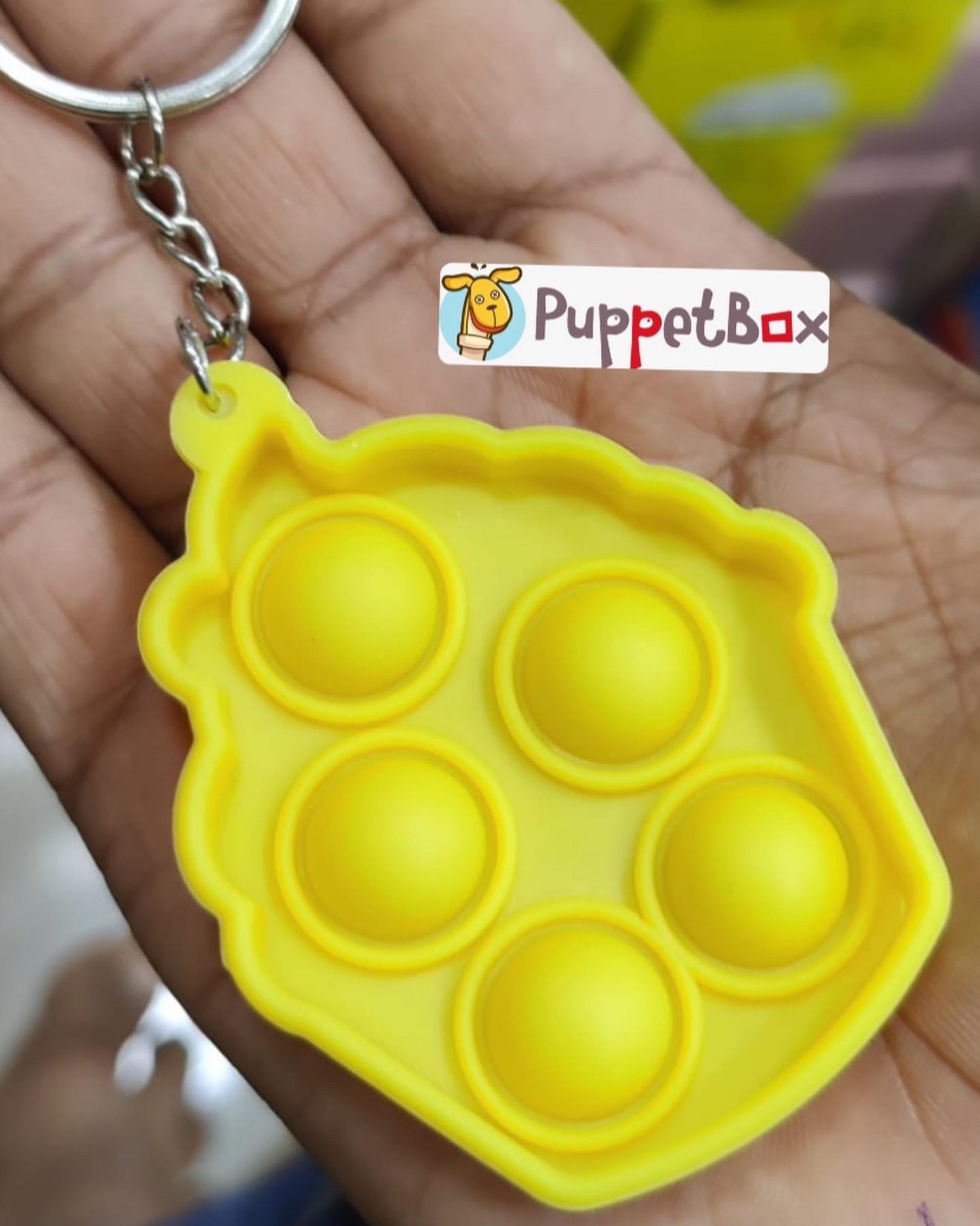 Pop-It Fidget Keychain - Assorted Styles - PuppetBox