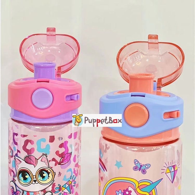 Sipper push button steel insulated bottles in ombre shades. - PuppetBox