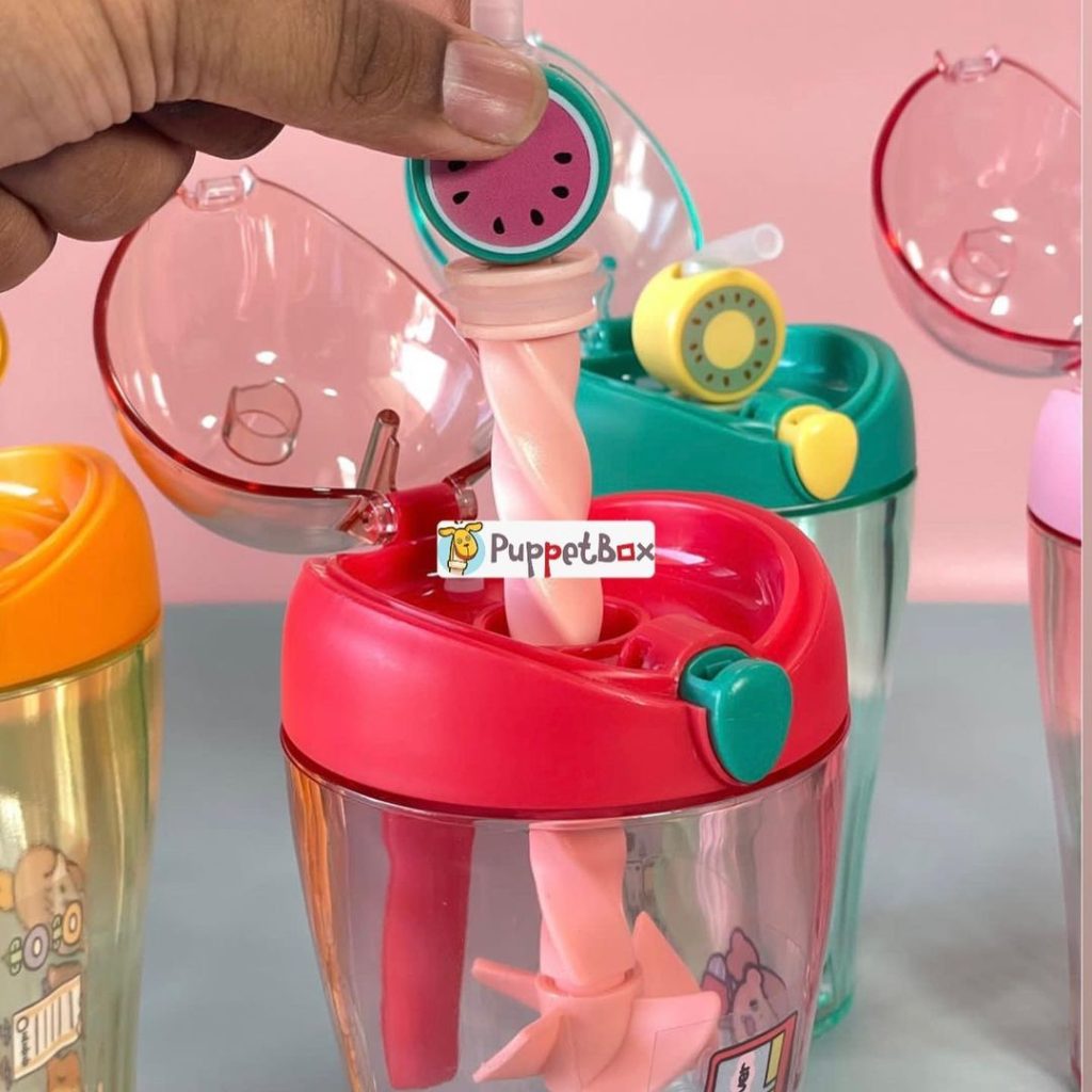 Sipper push button steel insulated bottles in ombre shades. - PuppetBox